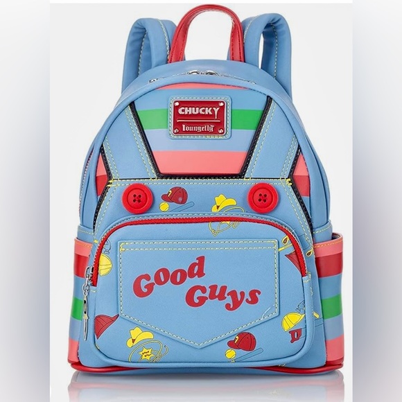 Loungefly | Bags | Loungefly Childs Play Chucky Cosplay Mini Backpack ...